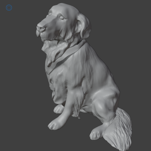 STL file Golden retriever,dog 🐕 ・Model to download and 3D print・Cults