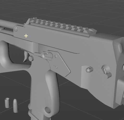 OBJ file Russian PP-2000 submachine gun-2 🦸 ・3D print design to ...