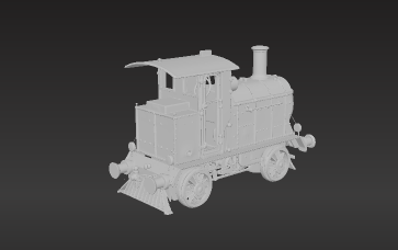 🪖 Protected Simplex Style 1:35 Military Railway Engine - Compact ...