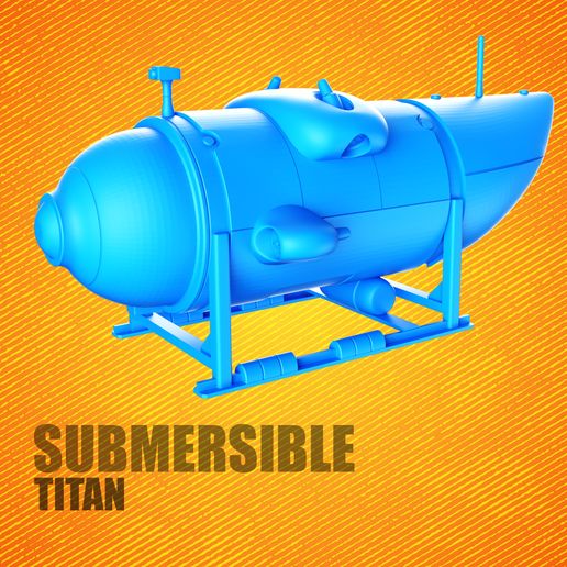 STL file Submersible Titan 🚢 ・3D printing model to download・Cults