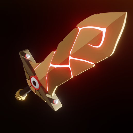 🗡️ Rubilax Sword - Wakfu Cosplay・Free 3D File for 3D printing・Cults