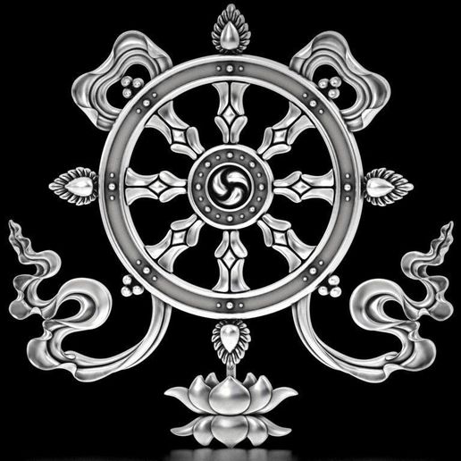 dharma wheel template