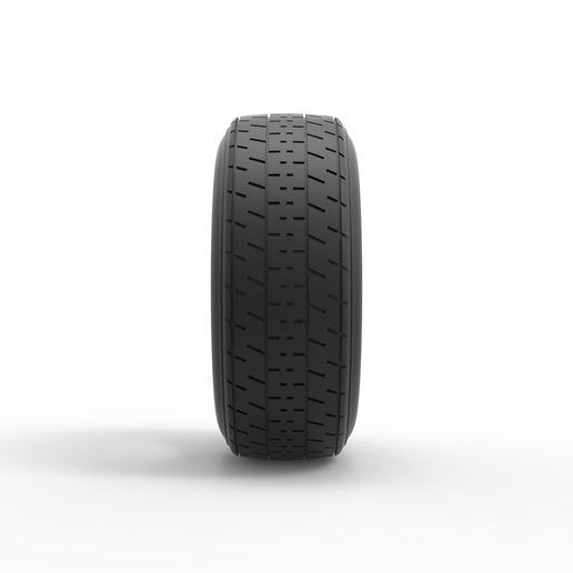 🛞 Diecast Dirt Sprint racing front tire 4 Scale 1:25・ 3D File for ・Cults