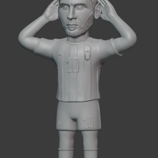 Archivo STL LIONEL MESSI - TOPO GIGIO 🇦🇷 ・Diseño para descargar y ...