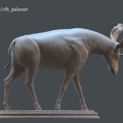 🐉 Sivatherium giganteum - Statue for 3D printing・ 3D File for ・Cults