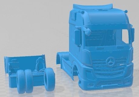 🚗 Mercedes Benz Actros 2022 Printable Truck・Archivo 3D para ・Cults