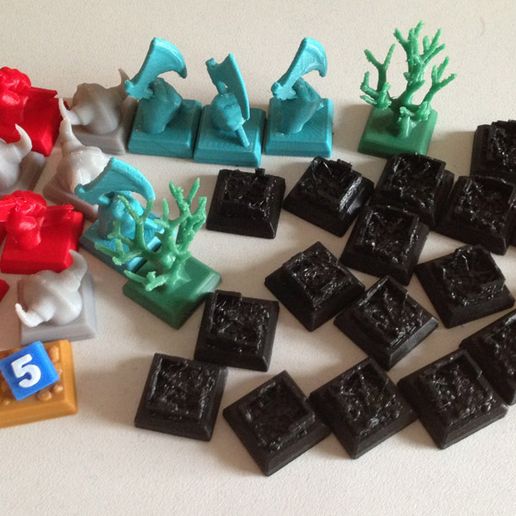 🩸 Blood Rage 3D Tokens・ STL File for ・Cults