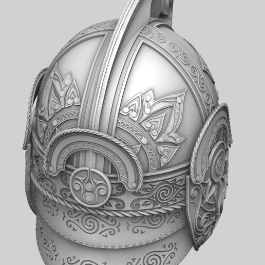 🤴 UPDATED - KING THEODEN'S ROYAL HELM - A CROWN OF ROHAN'S GLORY・ OBJ ...