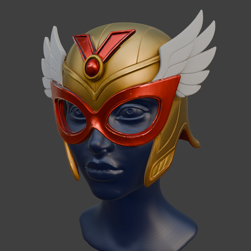 🪖 Sailor Venus Helmet Mask・ STL File for 3D printing・Cults