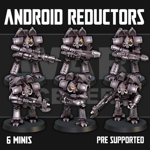 3D file Chaos Android Reductors 🤖 ・3D printing design to download・Cults