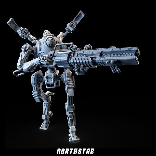 🤖 Titanfall Northstar 3dPrintable 75mm・ 3D File for ・Cults