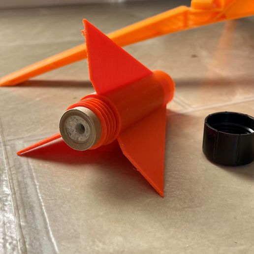 🚀 Estes Journey 1441 Rocket Fin Can・Free STL File for 3D printing・Cults