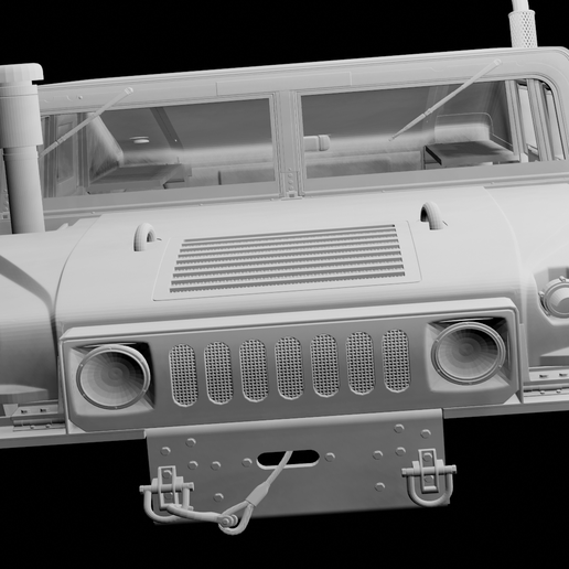 🪖 hummer h1 military hummer crawler bodywork・ STL File for 3D printing ...