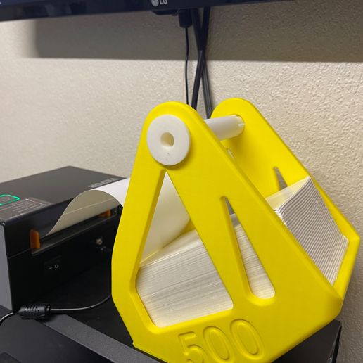 STL file Thermal Label Holder / Feeder 🏷️ (3MF)・3D printable model to ...