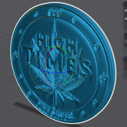🪙 999 high times fine silver coin token wall art・ STL File for 3D ...