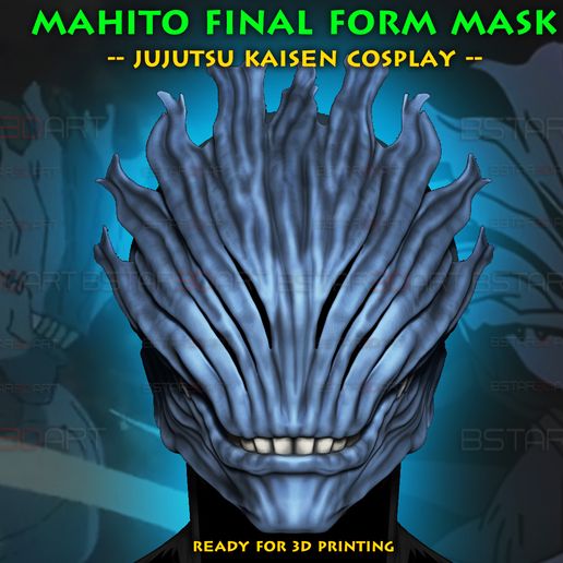 👨‍🎨 Mahito Final Form Full Mask - High Quality - Jujutsu Kaisen Cosplay ...