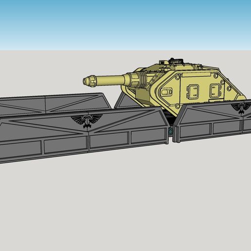 🌉 MODULAR ASSAULT BRIDGE・ 3D File for 3D printing・Cults