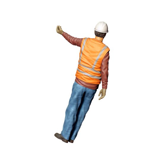 🛤️ N4 Railway track worker hanging onto a train・ STL File for 3D ...