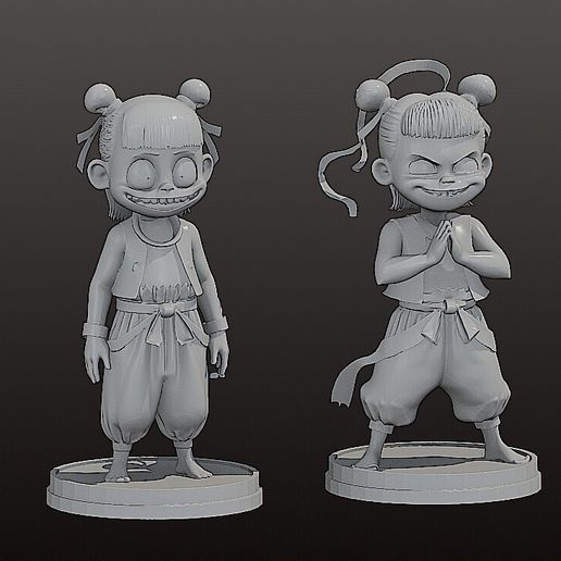 🎬 Nezha 2 figures・ STL File for 3D printing・Cults
