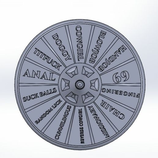 🏹 Sex Spinner Randomizer Arrow Dashboard -NO SUPPORTS-・Free STL File ...