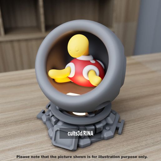 🐉 Shuckle healing machine pods・ STL File for 3D printing・Cults