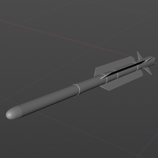 🗺️ German IRIS-T air-to-air missile digital model material・ STL File ...