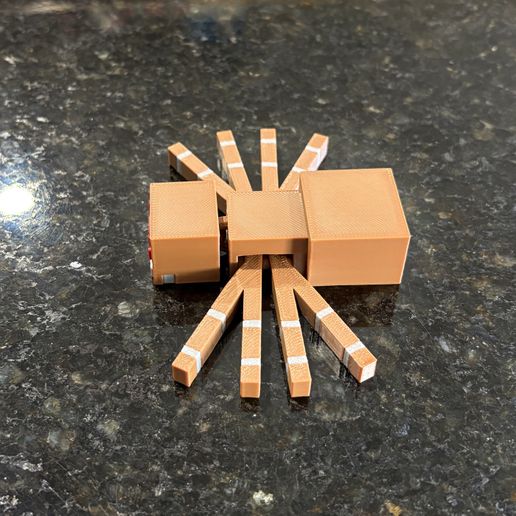 🕷️ Spider fully articulated・ STL File for 3D printing・Cults