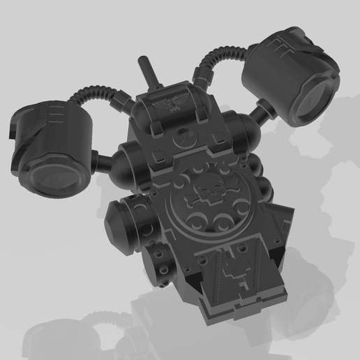 💂 Grav Chute Jetpack・ STL File for 3D printing・Cults