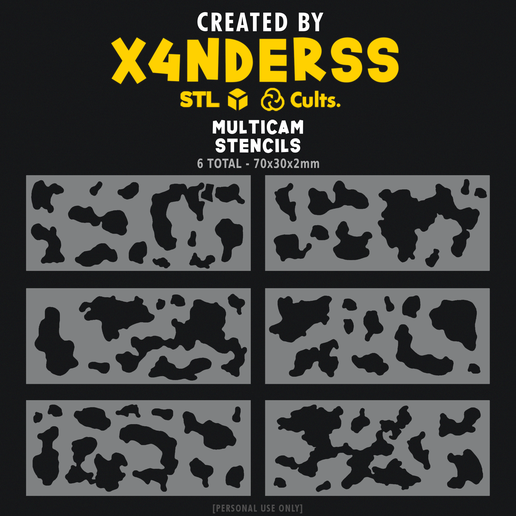 multicam stencils