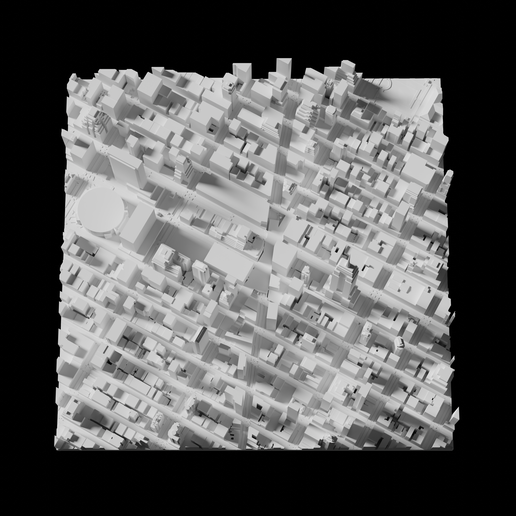 🆕 New York City Midtown Manhattan 3D Print File | STL file for 3D ...