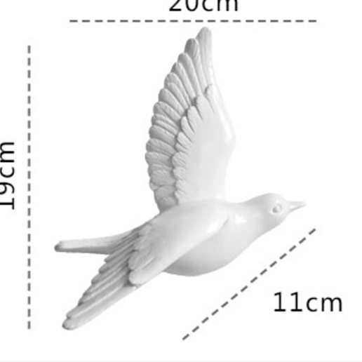 🐦 Wall decoration - Flying birds (STL files for 5 different flying bird ...