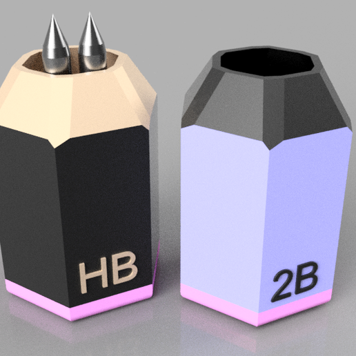 Archivo STL Lapiceros de Lápiz 🏢 (3MF)・Objeto imprimible en 3D para ...