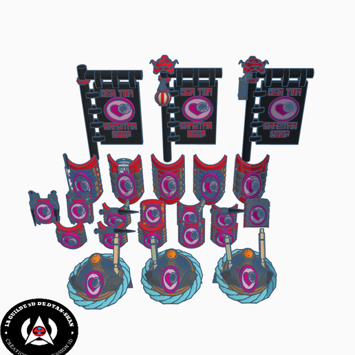 🗡️ Tau Kit ST Valentin (samurai)・Free STL File for 3D printing・Cults