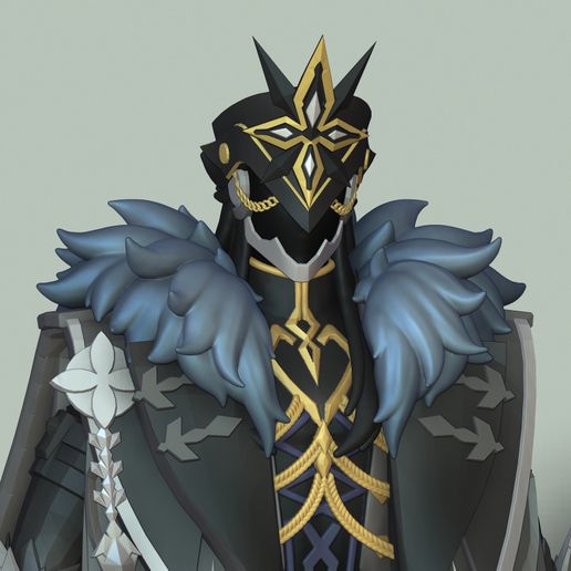 🎲 capitano - genshin impact STL 3D PRINT・ 3D File for 3D printing・Cults