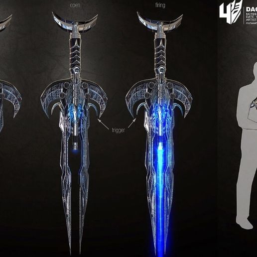 👽 TF AOE Yeager's Alien Dagger・ STL File for 3D printing・Cults