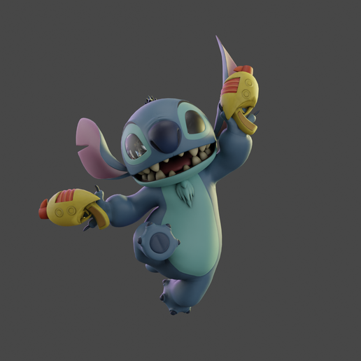🎬 Stitch 3d Ready for Print・Free STL File for 3D printing・Cults