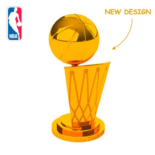 🆕 NEW NBA CHAMPION TROPHY - LARRY O'BRIEN・ STL File for 3D printing・Cults