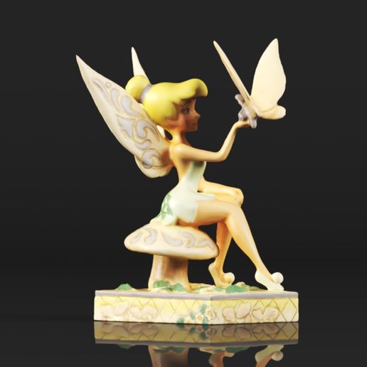 🏢 Enesco Disney Traditions by Jim Shore Peter Pan Tinkerbell White ...