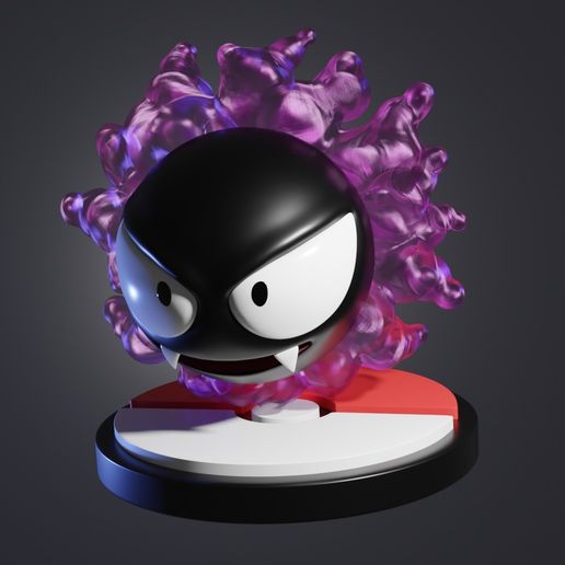 🐉 GASTLY - POKÉMON・ STL File for 3D printing・Cults