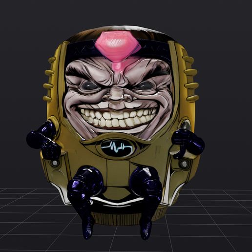 🦹 MODOK・Free 3D File for 3D printing・Cults