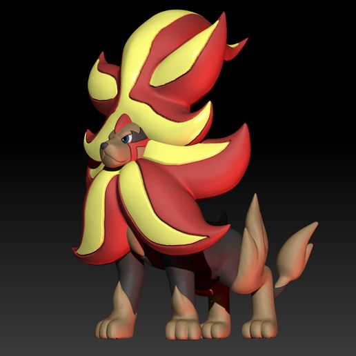 pyroar back sprite