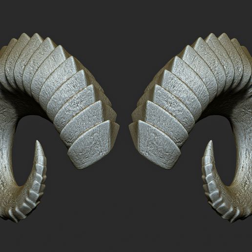 👹 23 Creature Monster Demon Horns VOL 2・ 3D File for 3D printing・Cults