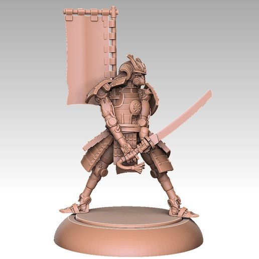 Free STL file Robo Samurai mk 3 🗡️ ・3D print object to download・Cults