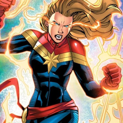 👾 3d model captain marvel・Free OBJ File for 3D printing・Cults