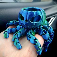 3D printed objects made with PLA Eryone silk blue/green filament・Cults