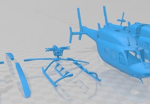 🔔 The Bell 429 EMS Printable Helicopter・ 3D File for ・Cults