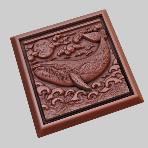 3D file Whale Animal 3D Model for CNC Router Laser & 3D Printer 🐳 ・3D ...