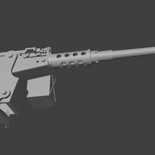 STL file M1919 Browning Machine Gun for tank 🔫 ・Model to download and ...