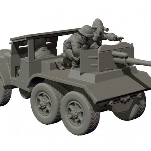 3D file Laffly with 47mm gun - French army WW2 - 28mm for wargame・Design to download and 3D ...