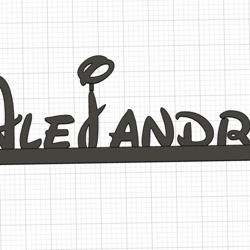 STL file sign,signboard,alexandra 🏫 ・3D printing design to download・Cults